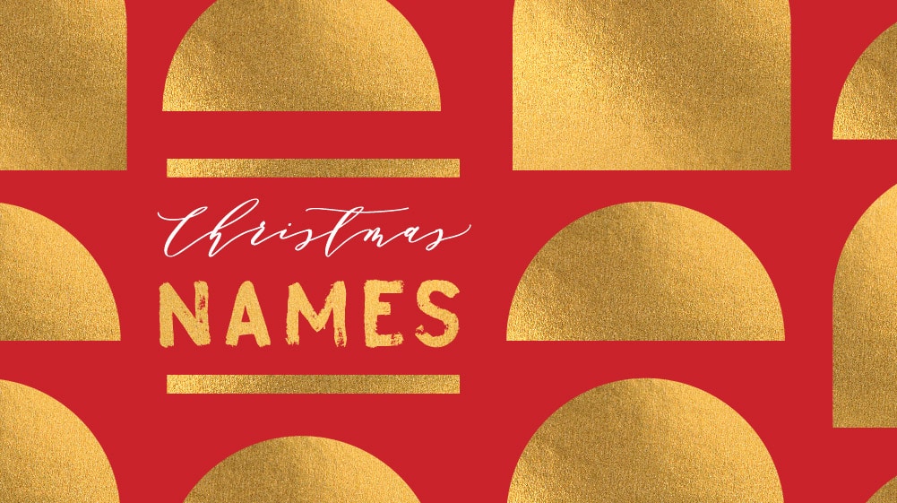 Christmas Names - Discover the Word